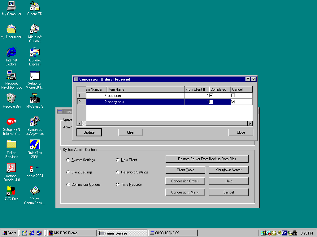 CyberStar Timer Screen Shots